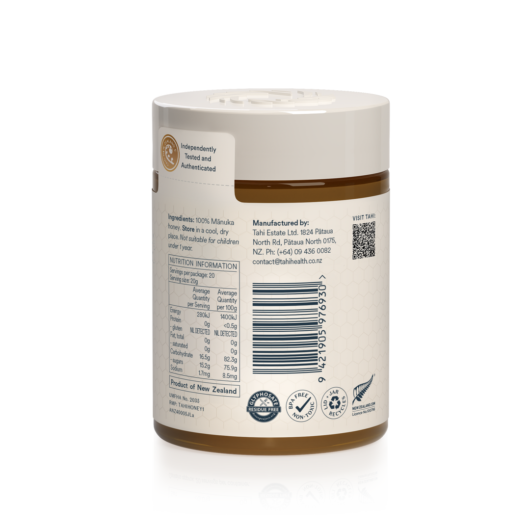 Manuka Honey New Zealand UMF™ 5+ / MGO 83+ | Tahi – Tahi Health ANZ